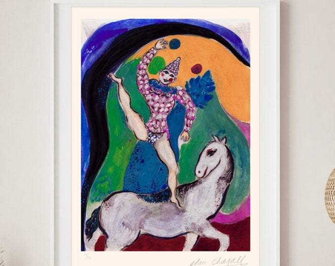 Marc Chagall Lithograph: the Ladder 1957 - Etsy