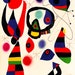 JOAN MIRÓ Signed 'abstract Figures' - Original Lithograph- Vintage ...