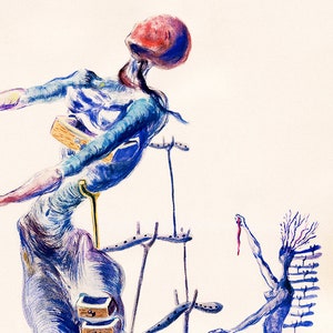 SALVADOR DALÍ 'the Burning Giraffe' - Original Lithograph- Signed Print ...