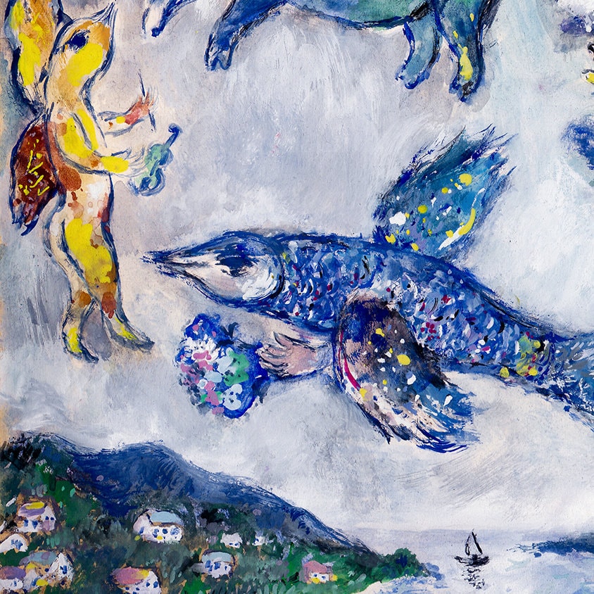 MARC CHAGALL 'summer Dream' Original Lithograph - Etsy Canada