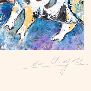 MARC CHAGALL 'the Circus' - Original Lithograph- Signed Print (COA) 'le ...