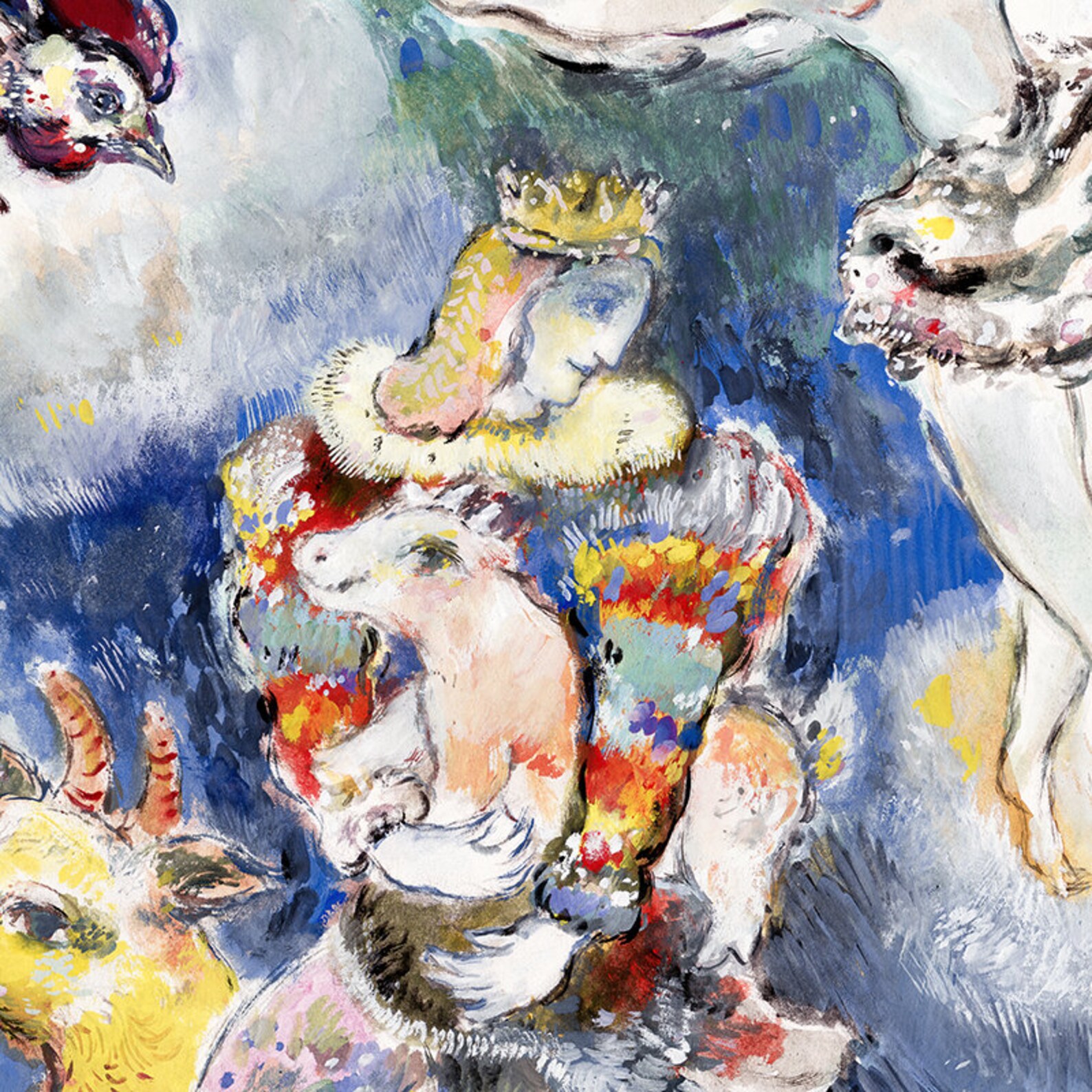 MARC CHAGALL 'yellow Horse' Original Lithograph - Etsy Canada