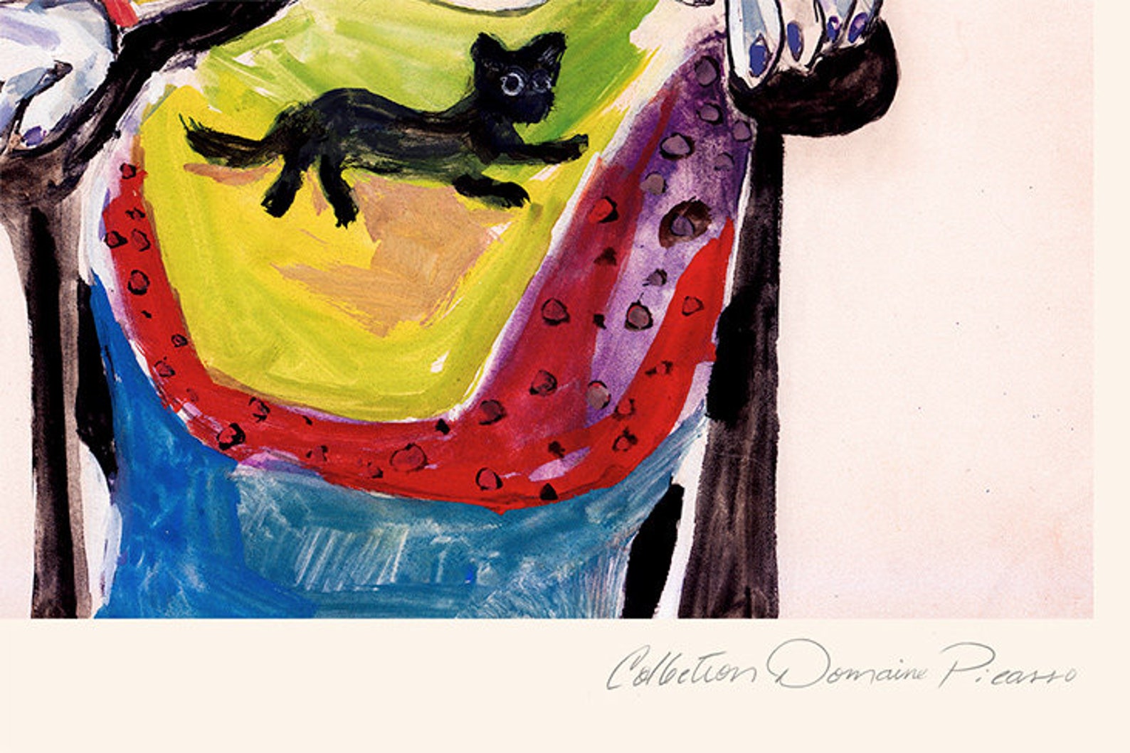 PABLO PICASSO "dora Maar Au Chat" -minimalist Art - Wall Art Original ...