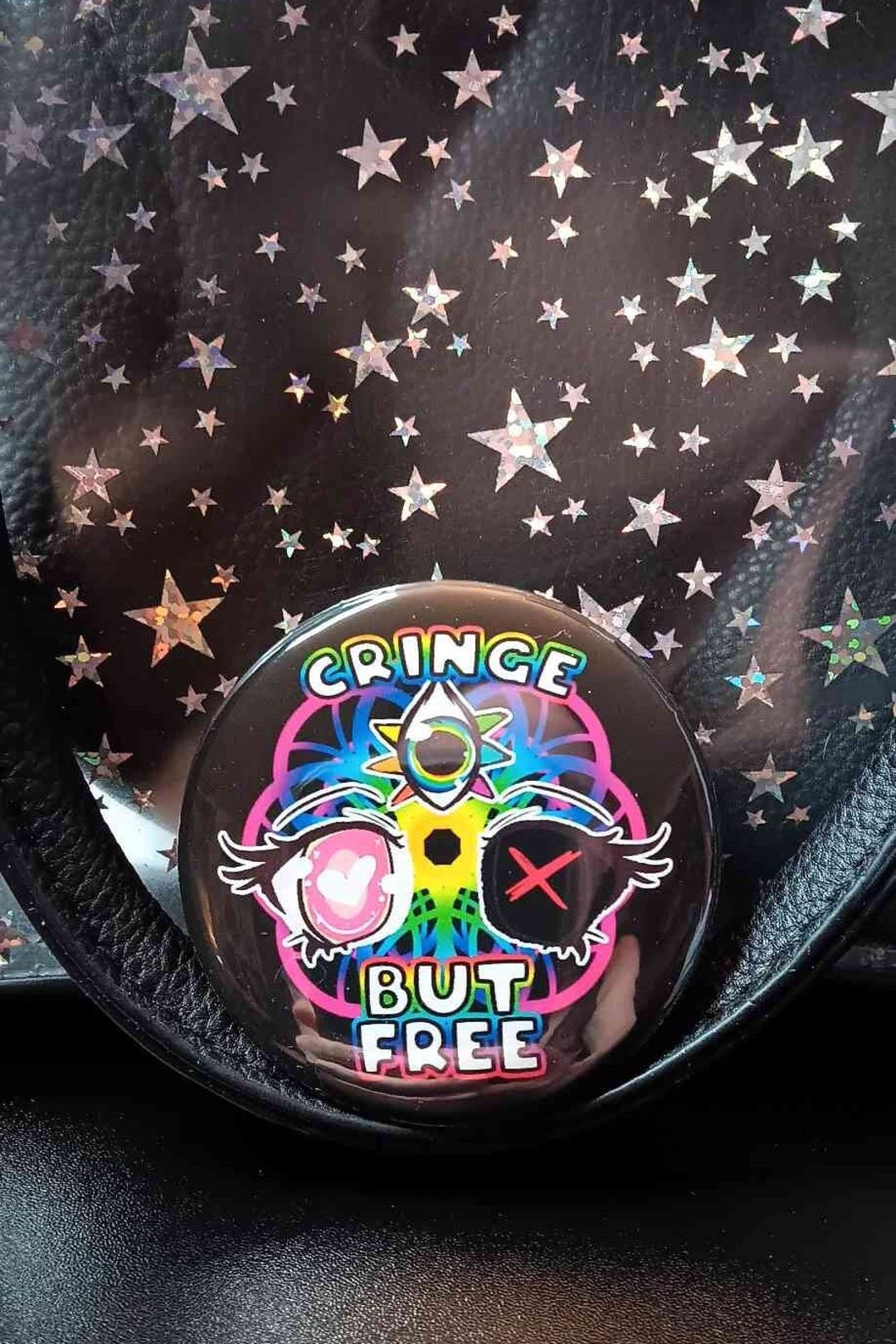Cringe but Free Pinback Button 2.25" - Etsy