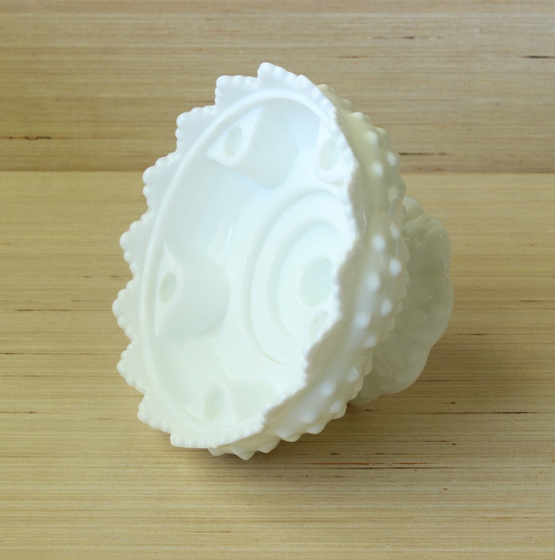 Fenton Milk Glass Hobnail Epergne Pre 1950s - Etsy