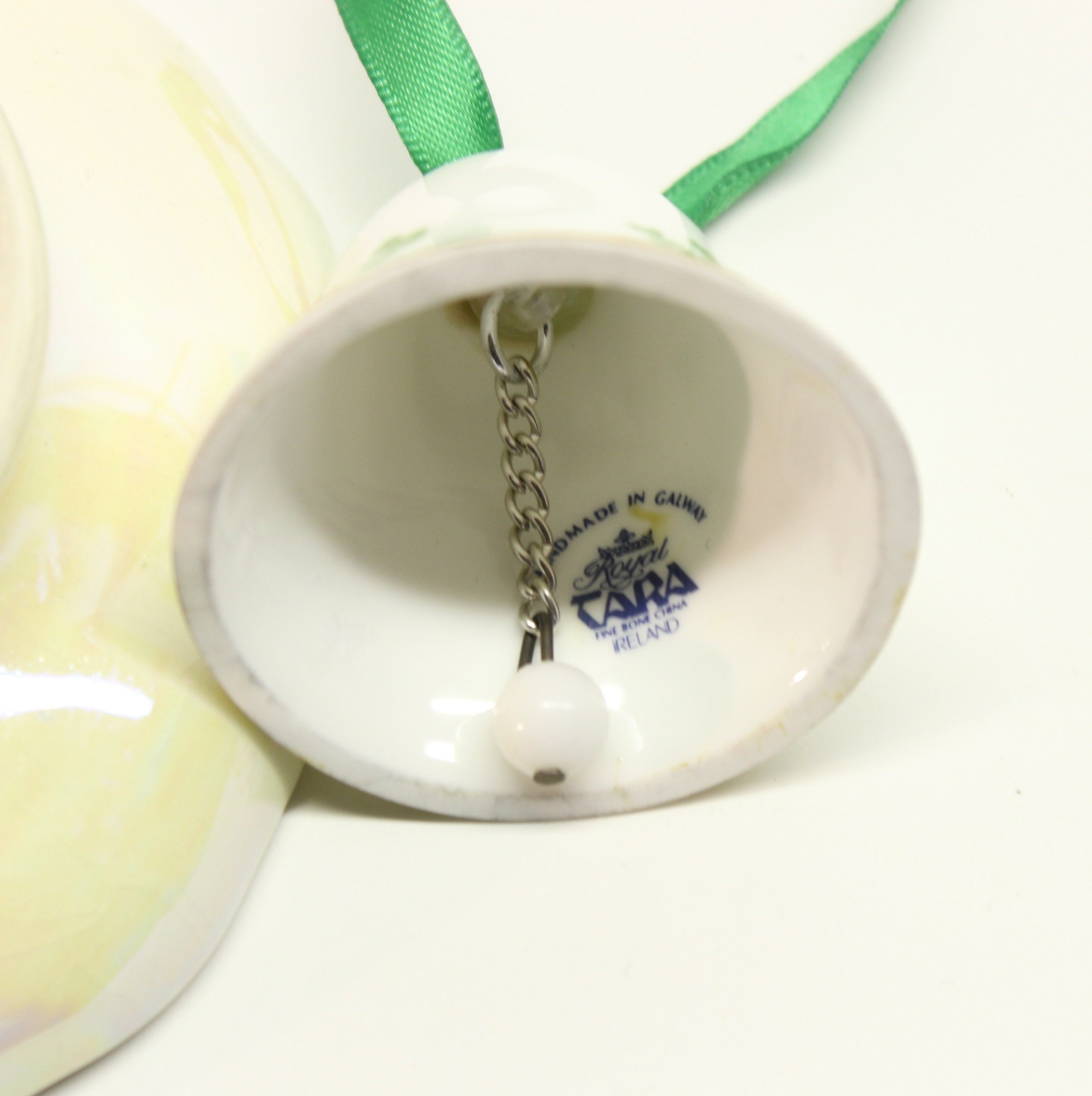 Royal Winton Grimwades Shamrock Mint Dish and Royal Tara Dinner Bell - Etsy