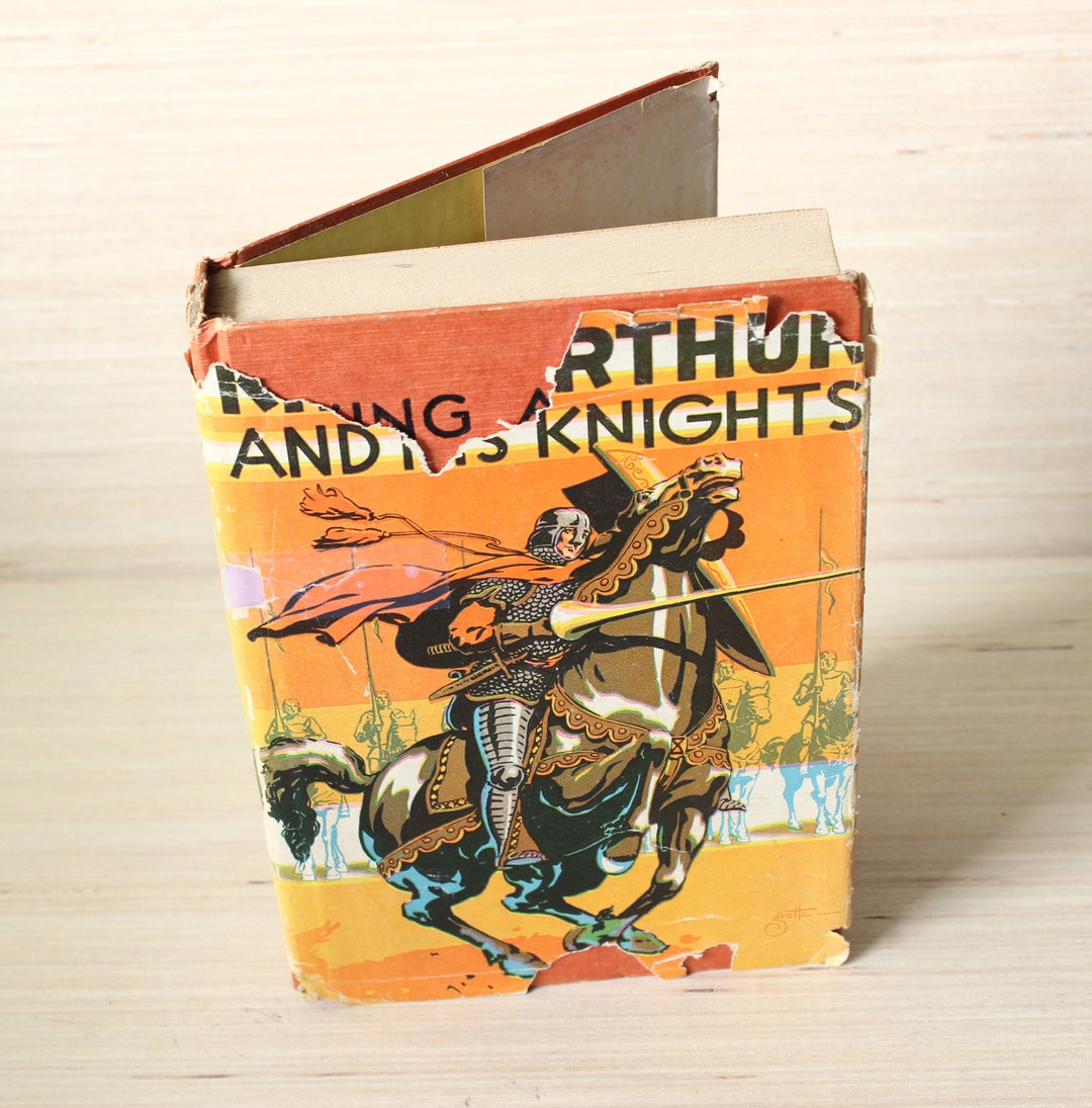 King Arthur and His Knights Vintage 1950s Story Book--tales of King ...