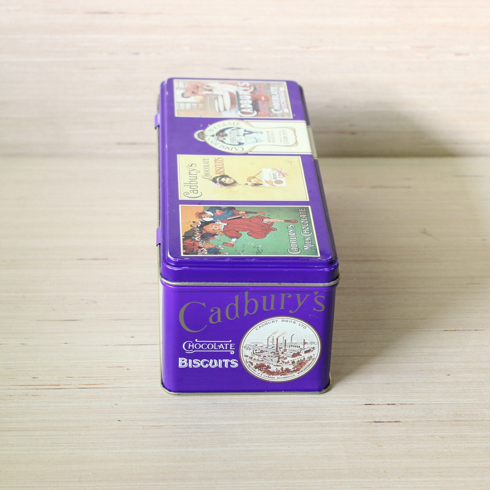 Cadbury's Chocolate Covered Biscuits Tin--purple, Mid 1990s--great ...