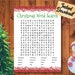 Christmas Word Search, Printable, Christmas Game, Kids Game, Christmas ...