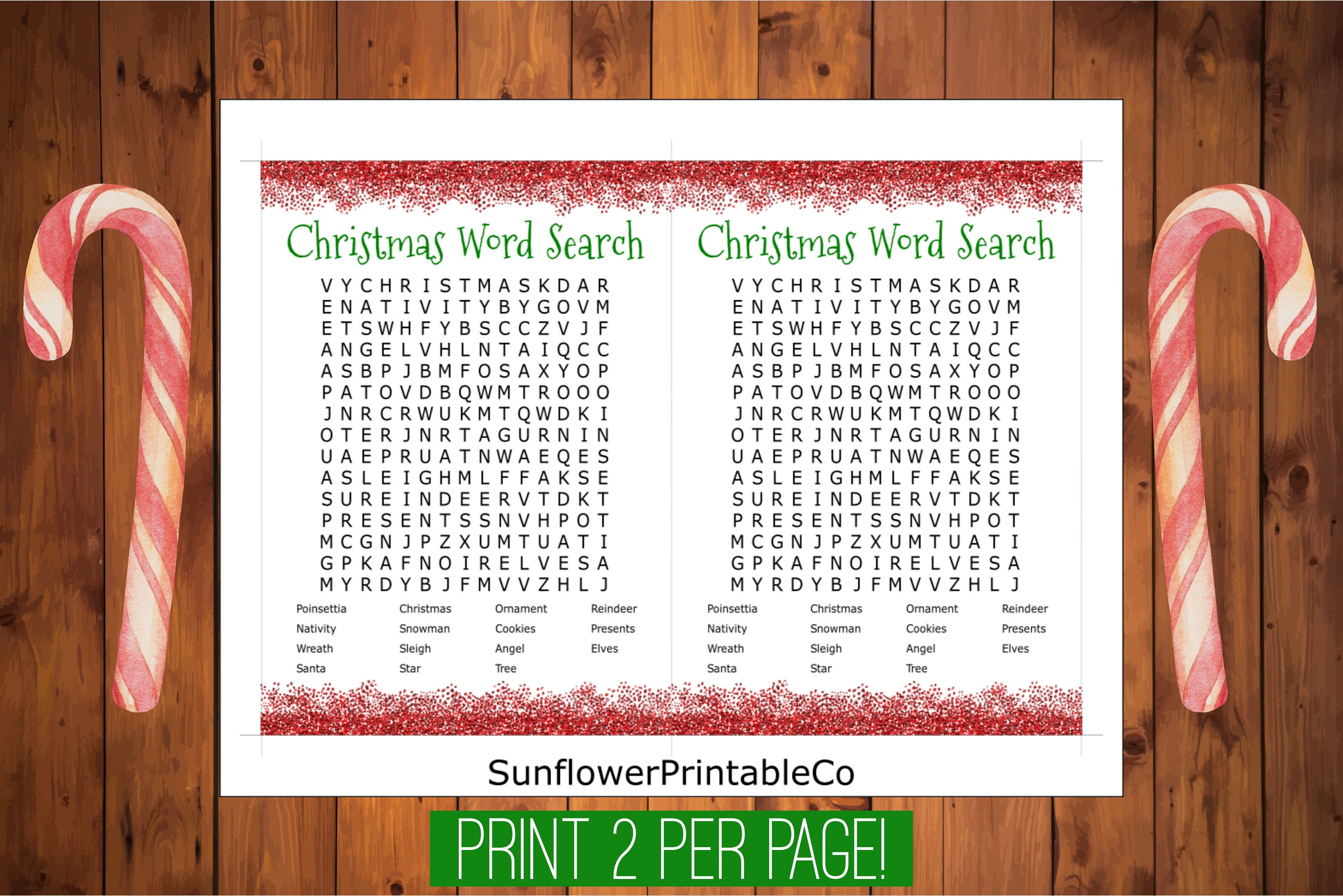 Christmas Word Search, Printable, Christmas Game, Kids Game, Christmas ...