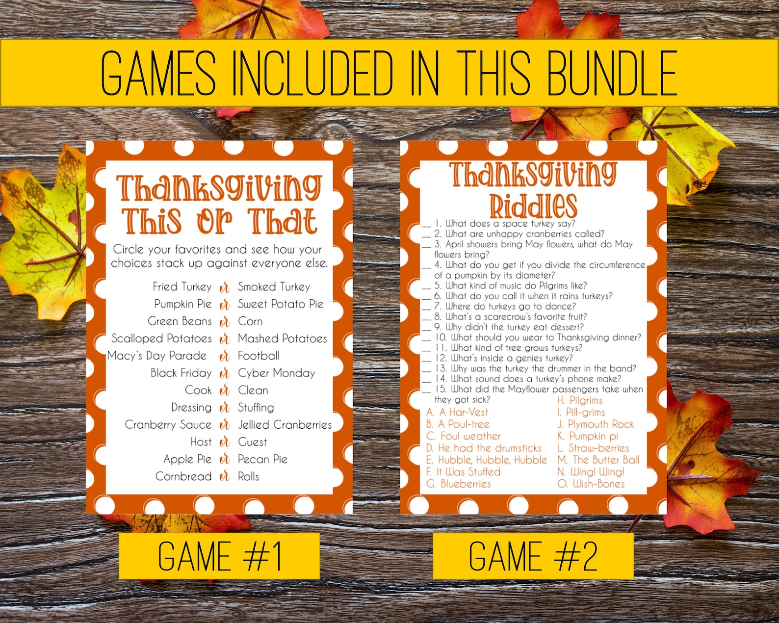 Adult Thanksgiving Game Bundle, Thanksgiving Game, Thanksgiving ...