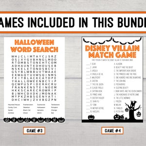 Kids Halloween Game Bundle, Halloween Games Printable, Halloween ...