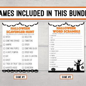 Kids Halloween Game Bundle, Halloween Games Printable, Halloween ...