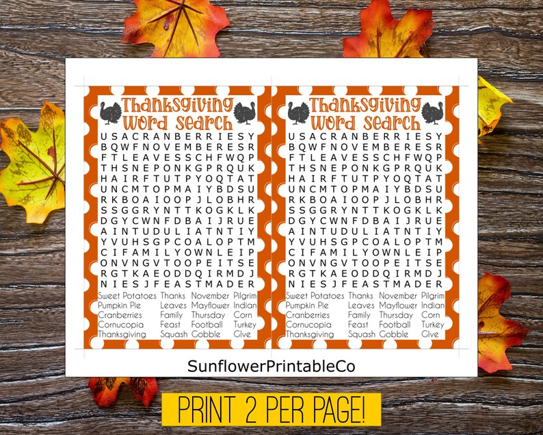 Thanksgiving Word Search, Thanksgiving Game, Kids Game, Thanksgiving ...