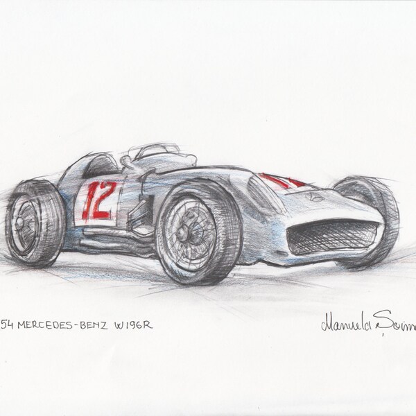 Mercedes Benz Painting - Etsy