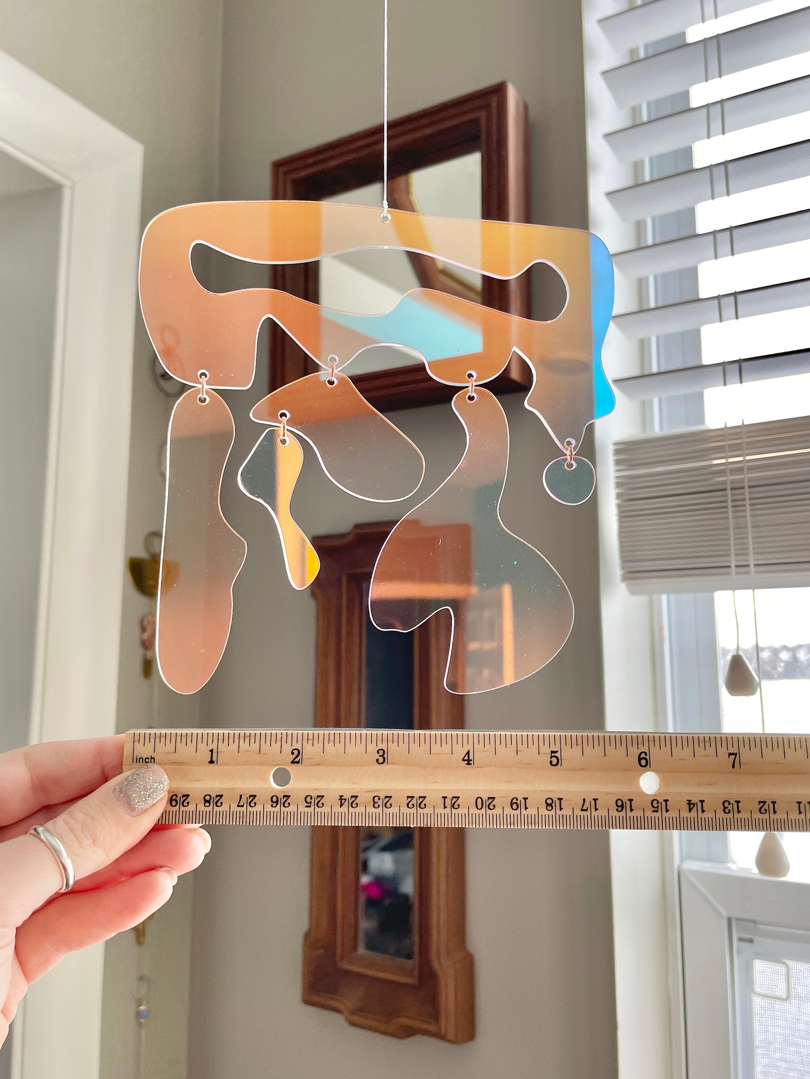 Window Sun Catcher Light Catcher Rainbow Maker Modern - Etsy