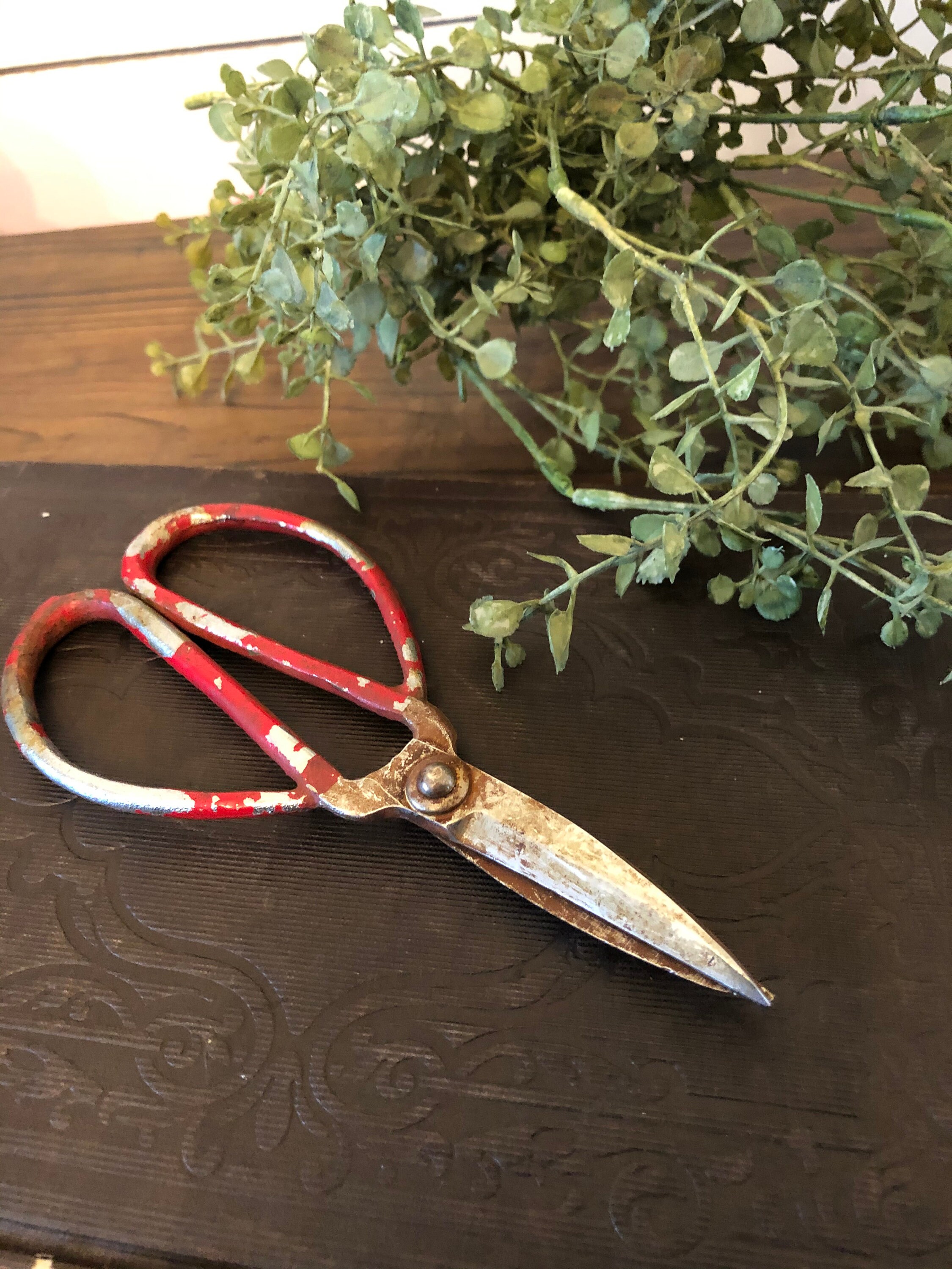 Vintage Utility Scissors / Farmhouse Kitchen/garden Scissors/vintage ...