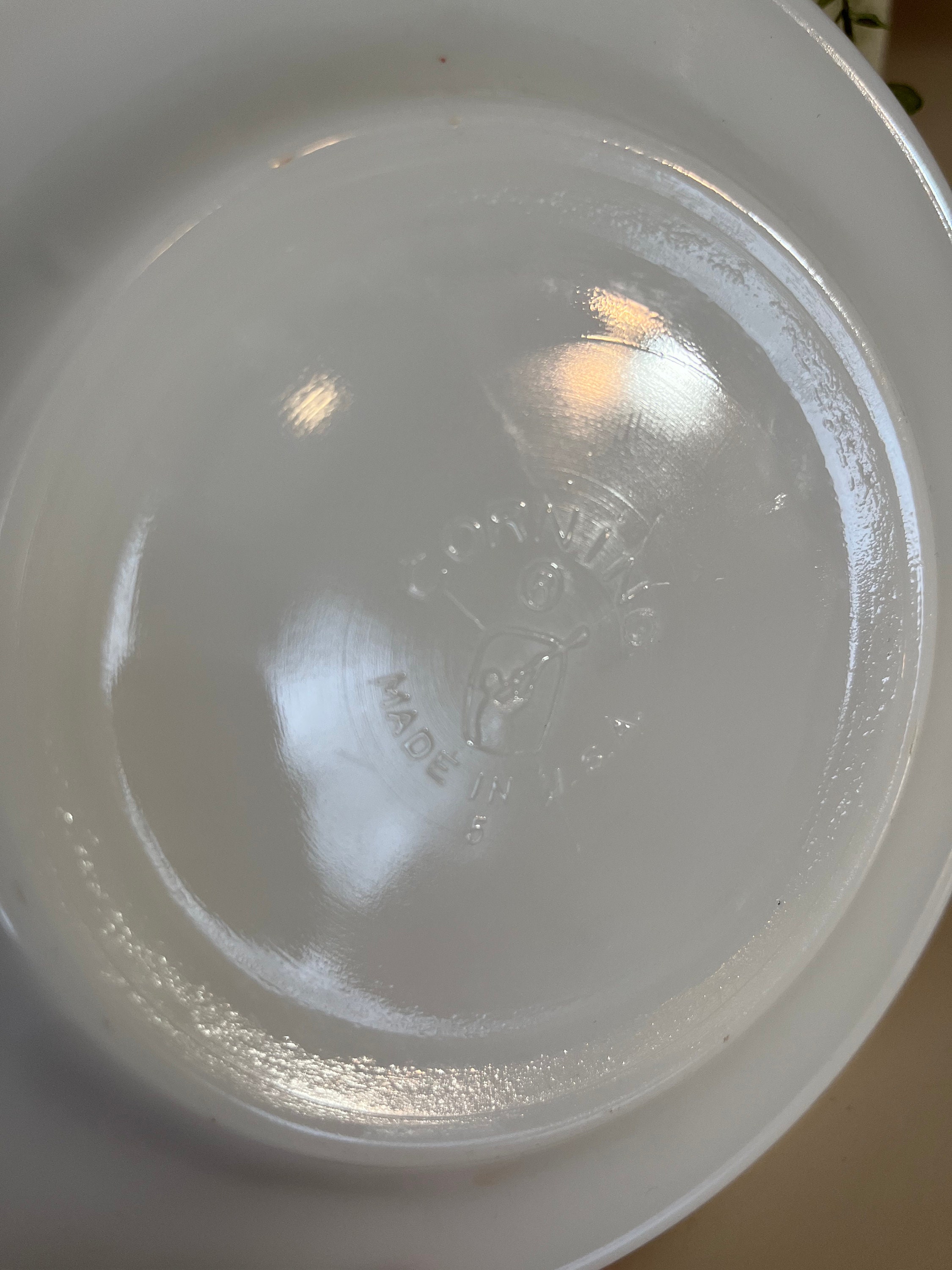 Vintage Milk Glass Restaurant-ware Corning Dessert Plates/vintage ...