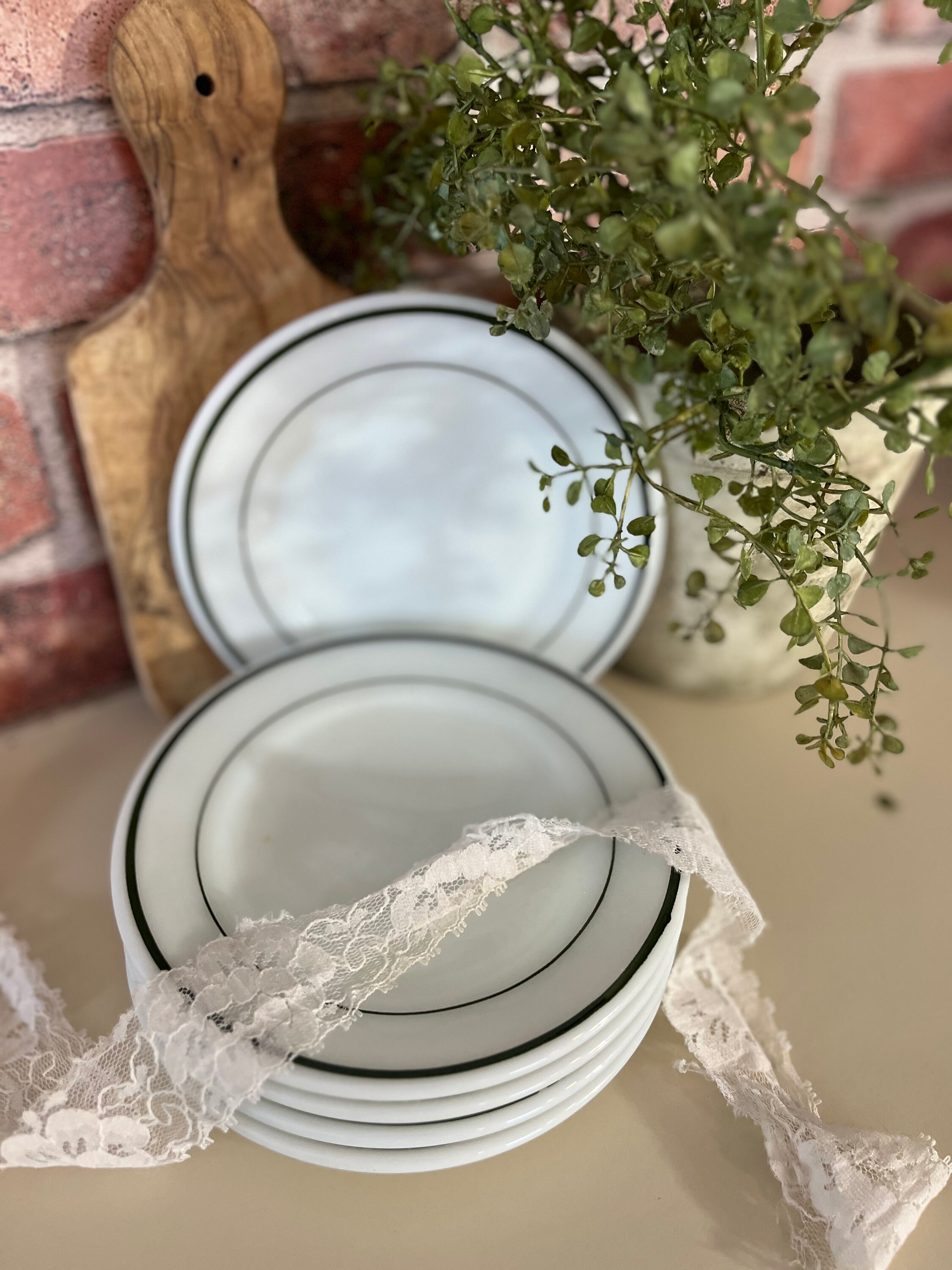 Vintage Milk Glass Restaurant-ware Corning Dessert Plates/vintage ...