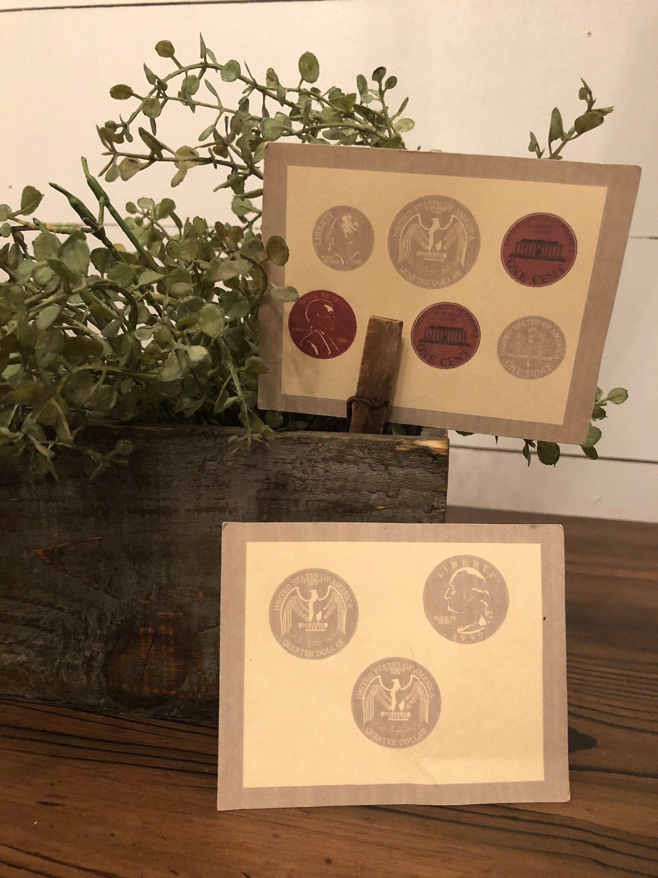 Vintage Flash Cards / Coin Flash Cards - Etsy