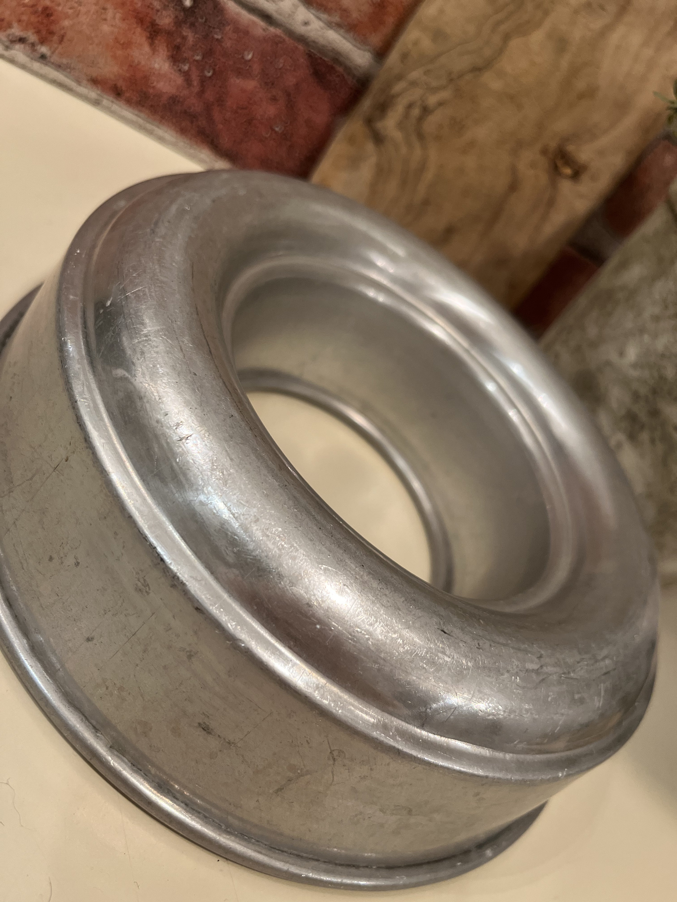Aluminum Round Jello Mold Cake Pan/vintage Bundt Like Cake Pan/ Vintage ...
