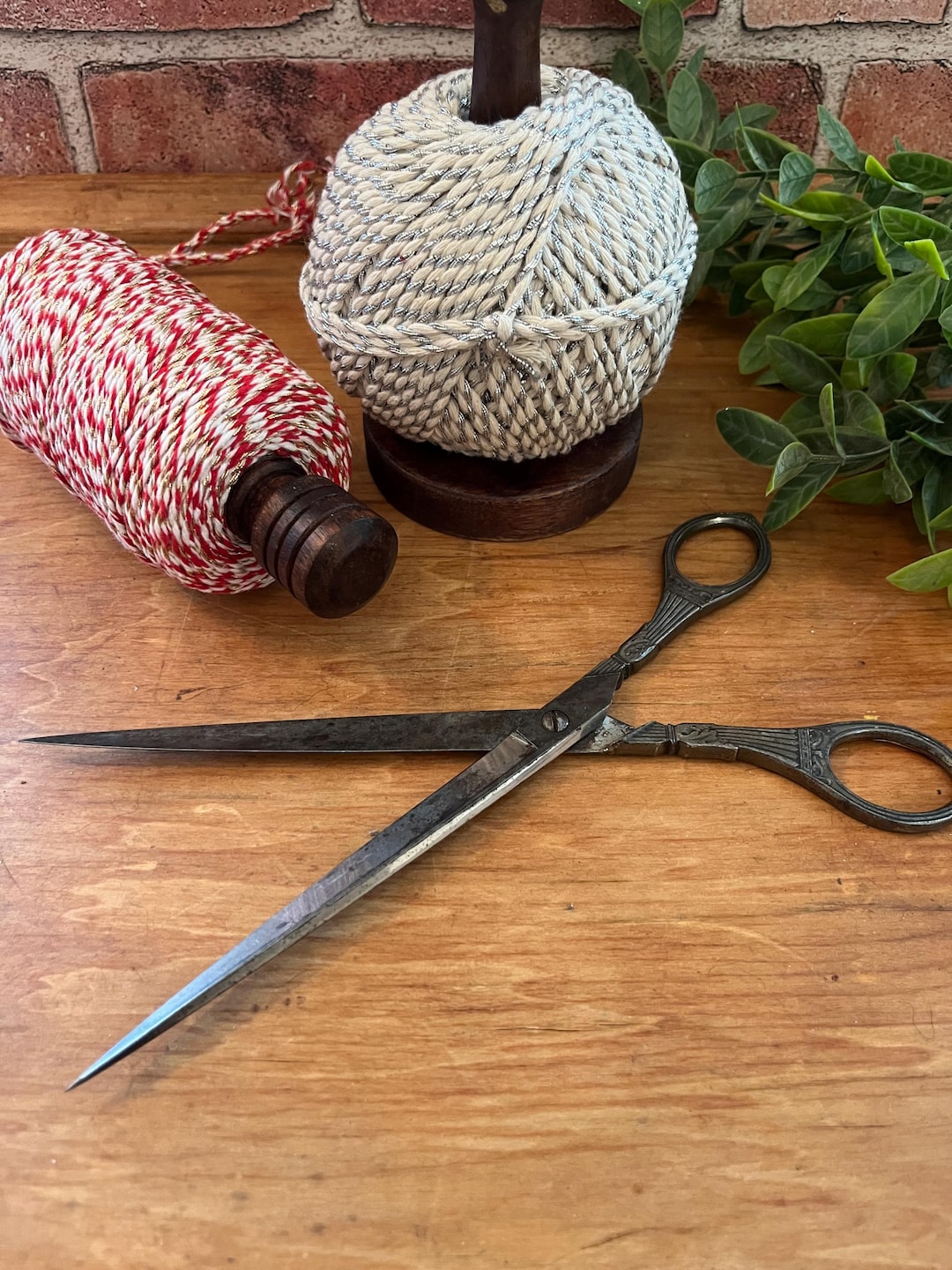 Art Deco Shears/ Ornate Shears/ Vintage Scissors/shears/ 9 Inch Ornate ...