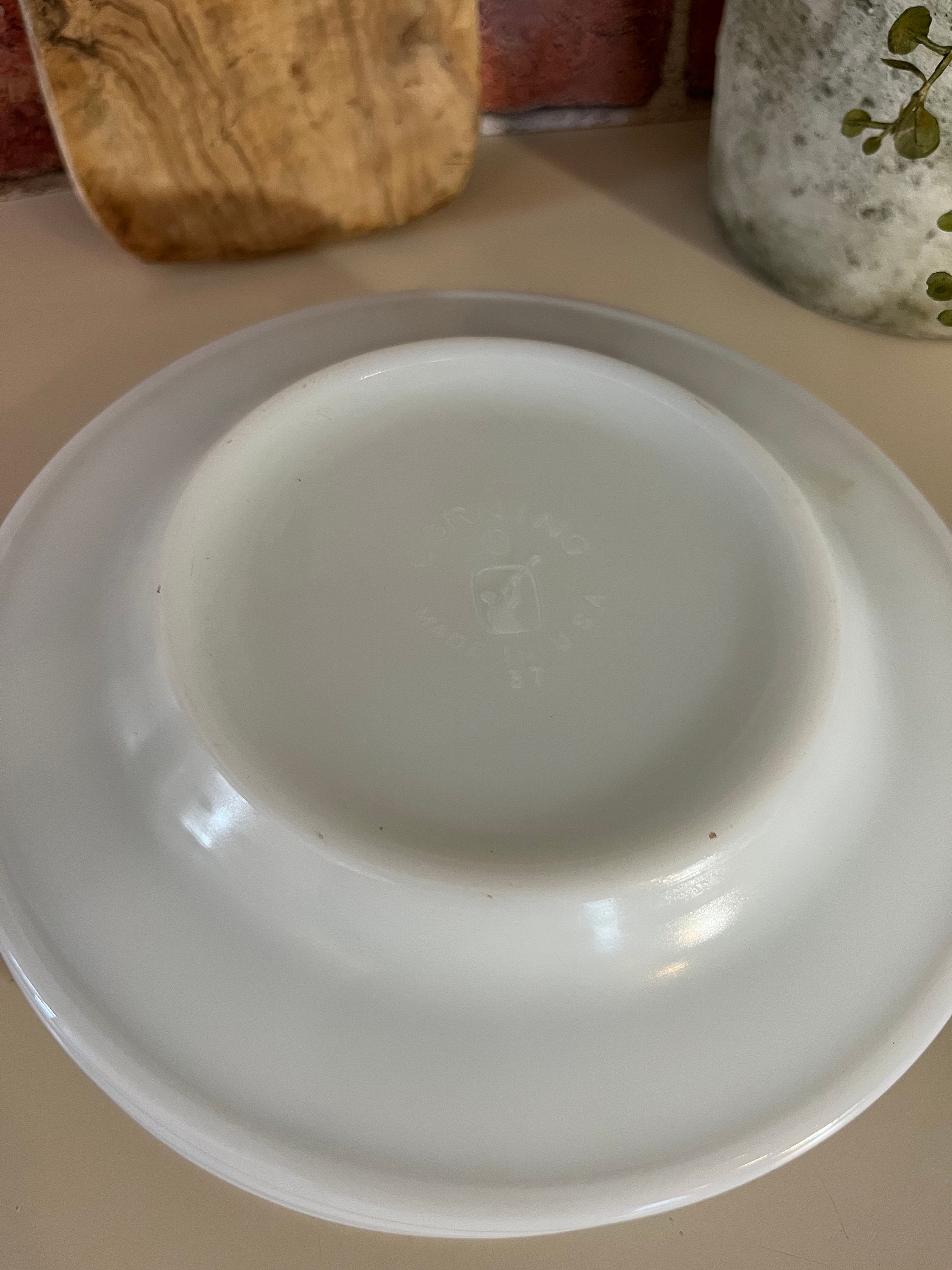 Vintage Milk Glass Restaurant-ware Corning Dessert Plates/vintage ...
