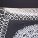 Glass Serving Tray With Lace Design - Etsy