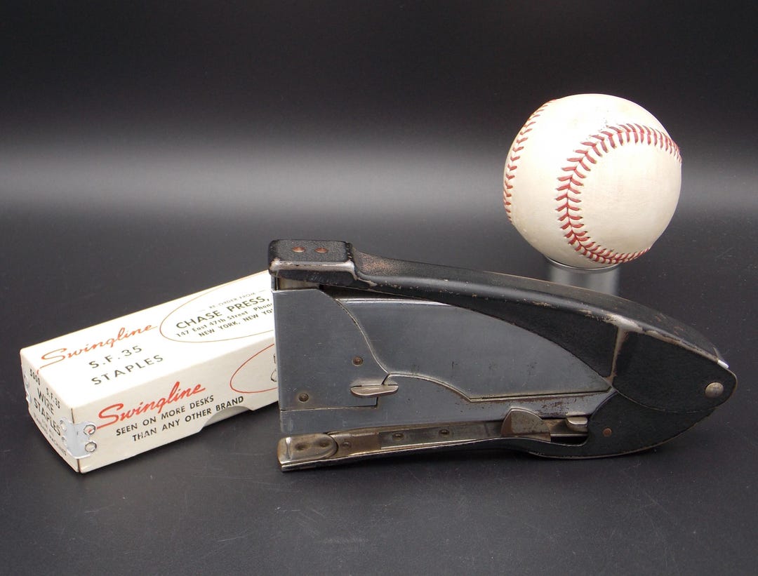 Vintage Swingline Speed Fastener Stapler and Box of Staples - Handheld ...