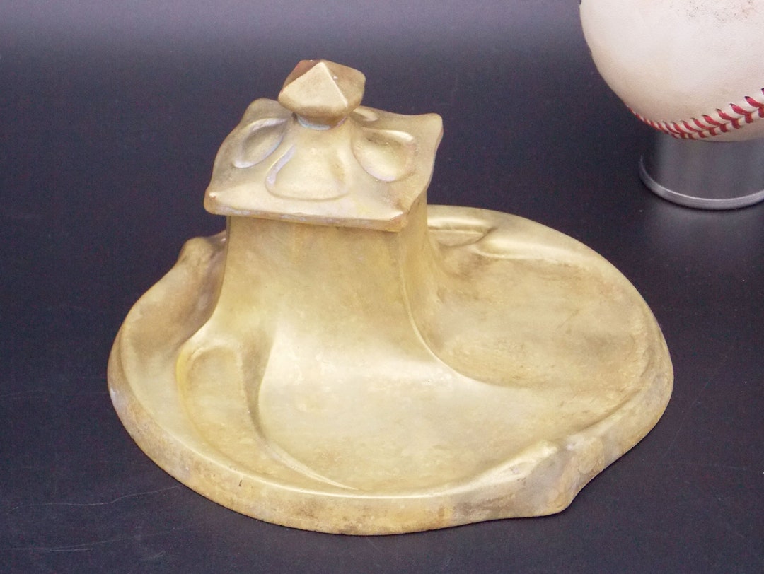 Brass Inkwell With Copper Insert - Etsy