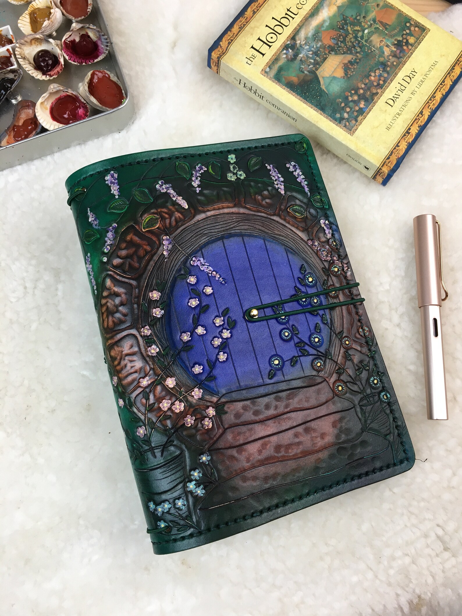 All Sizes Hobbit Door Travelers Notebook Elrohir Leather A5 B6 - Etsy