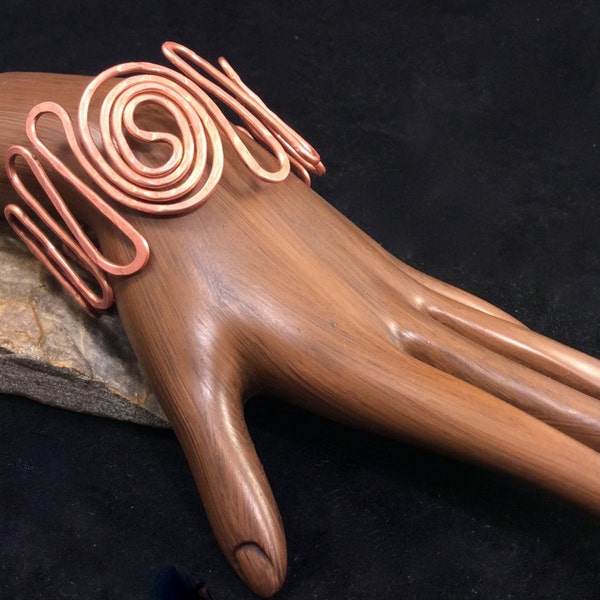 Copper Wire Cuff - Etsy