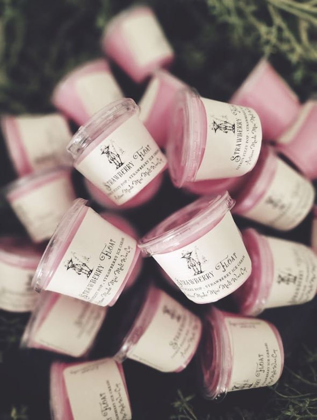 Strawberry Float Mini Melt Wax Cup - Etsy