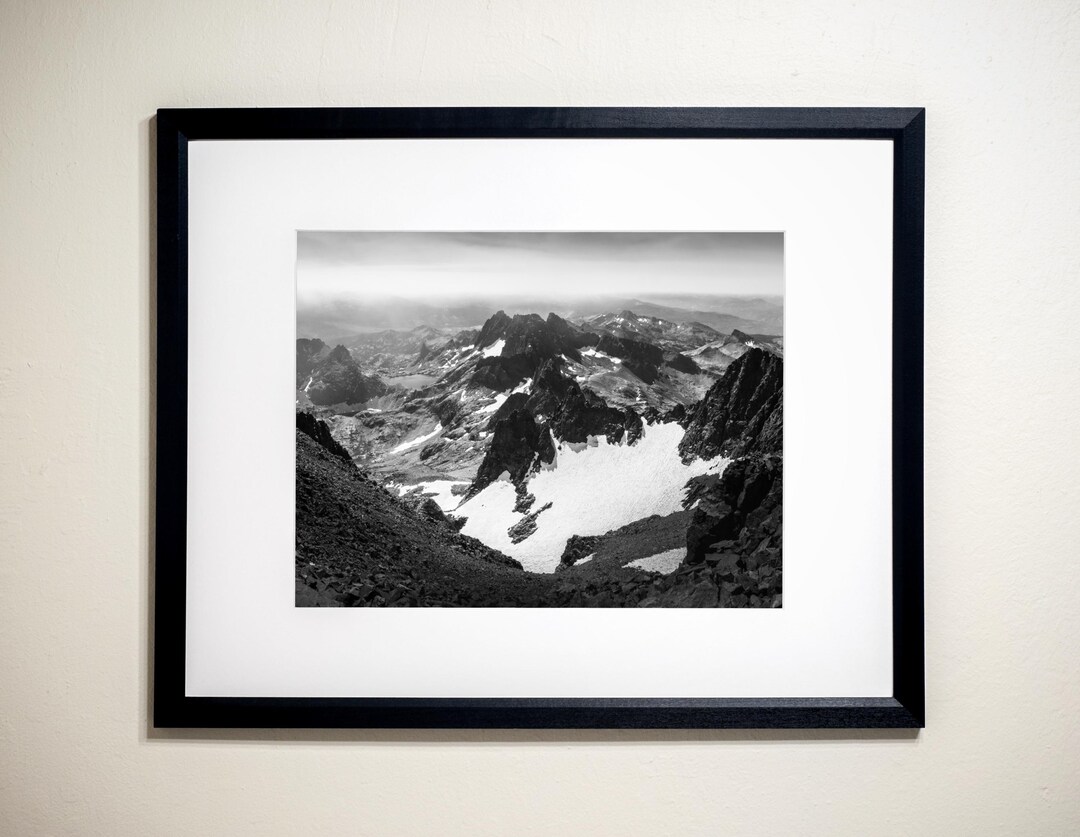 The Minarets and High Sierra, Seen From Mt Ritter, California | Fine ...
