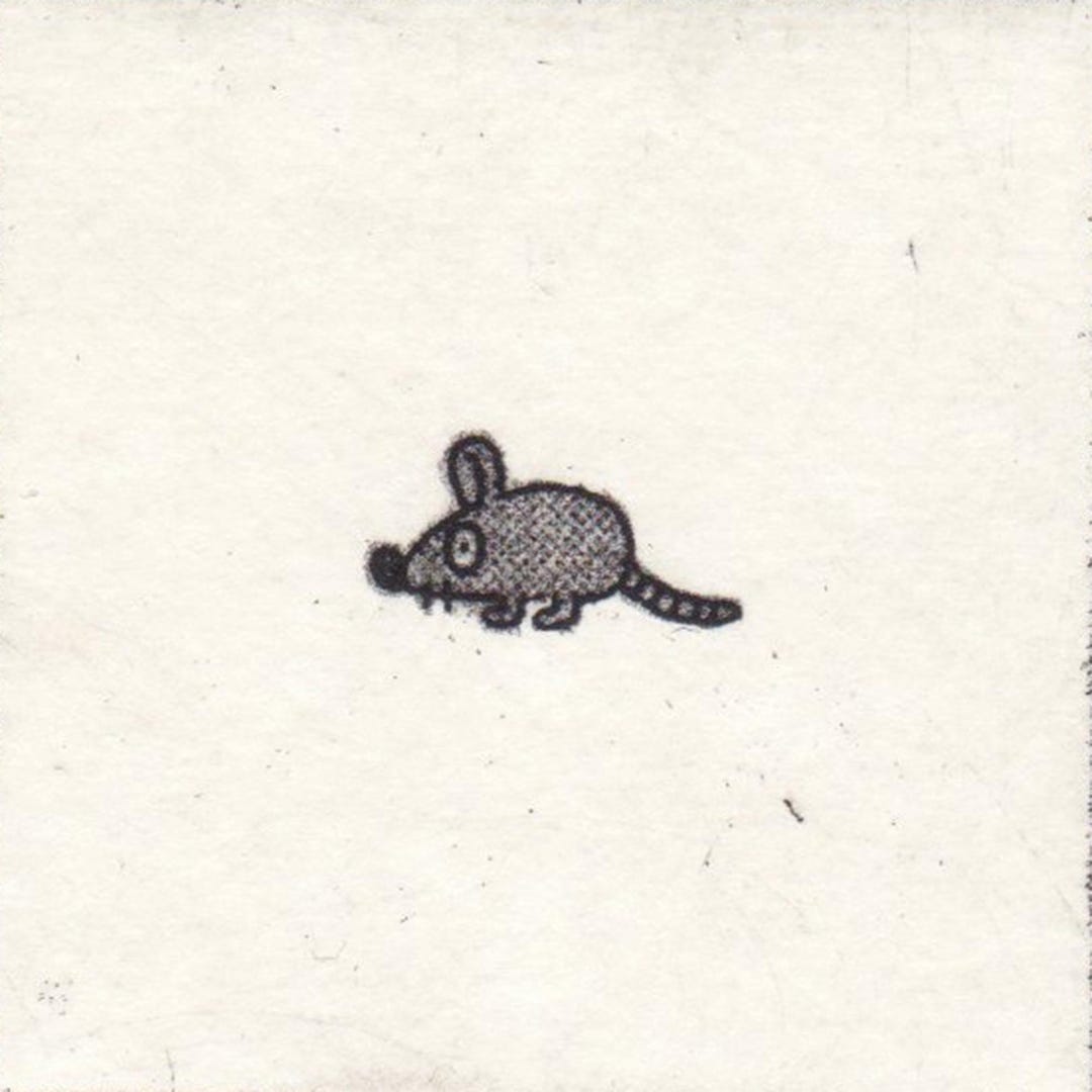 Mouse D083 – Limited Edition Etching - Etsy