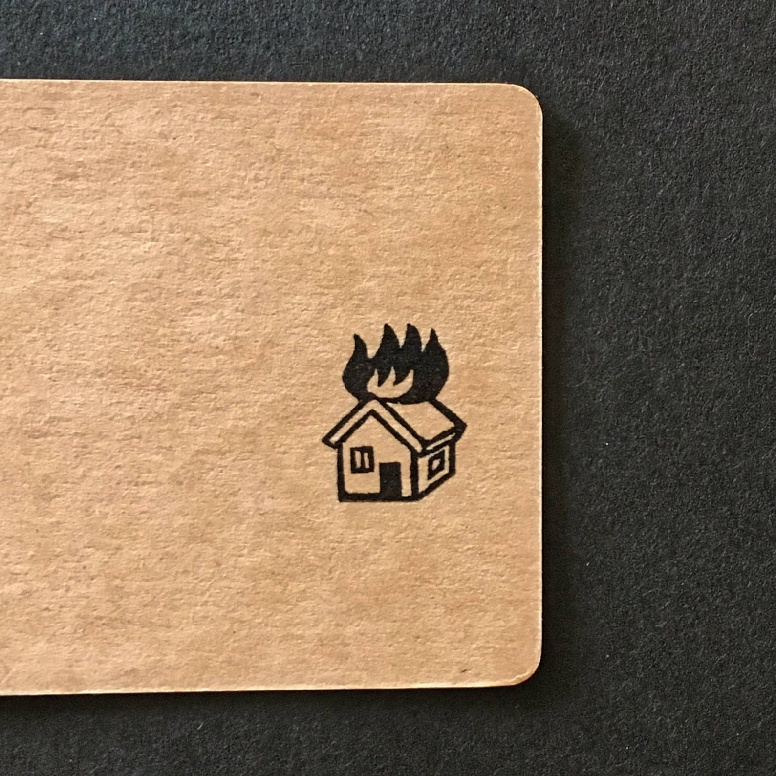 Fire rubber stamp | Etsy