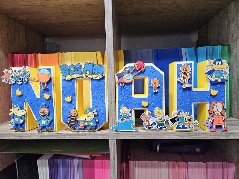 Letras 3D Dogman - Etsy