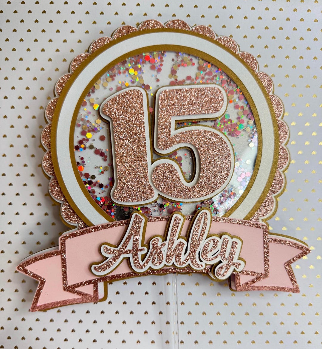 Cake Topper 15 Años - Etsy