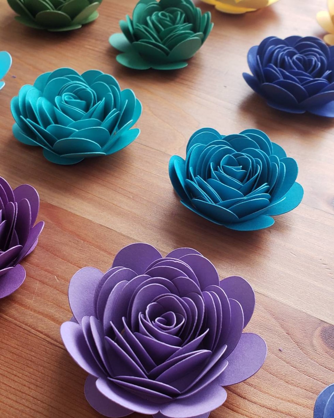 25 Mini Flor Flores De Papel/ Paper Flower/ Roses / Flower - Etsy