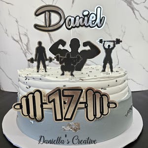 Cake Topper Gym - Etsy