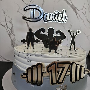 Cake Topper Gym - Etsy