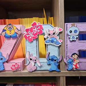Letras 3D Lilo Y Stitch - Etsy