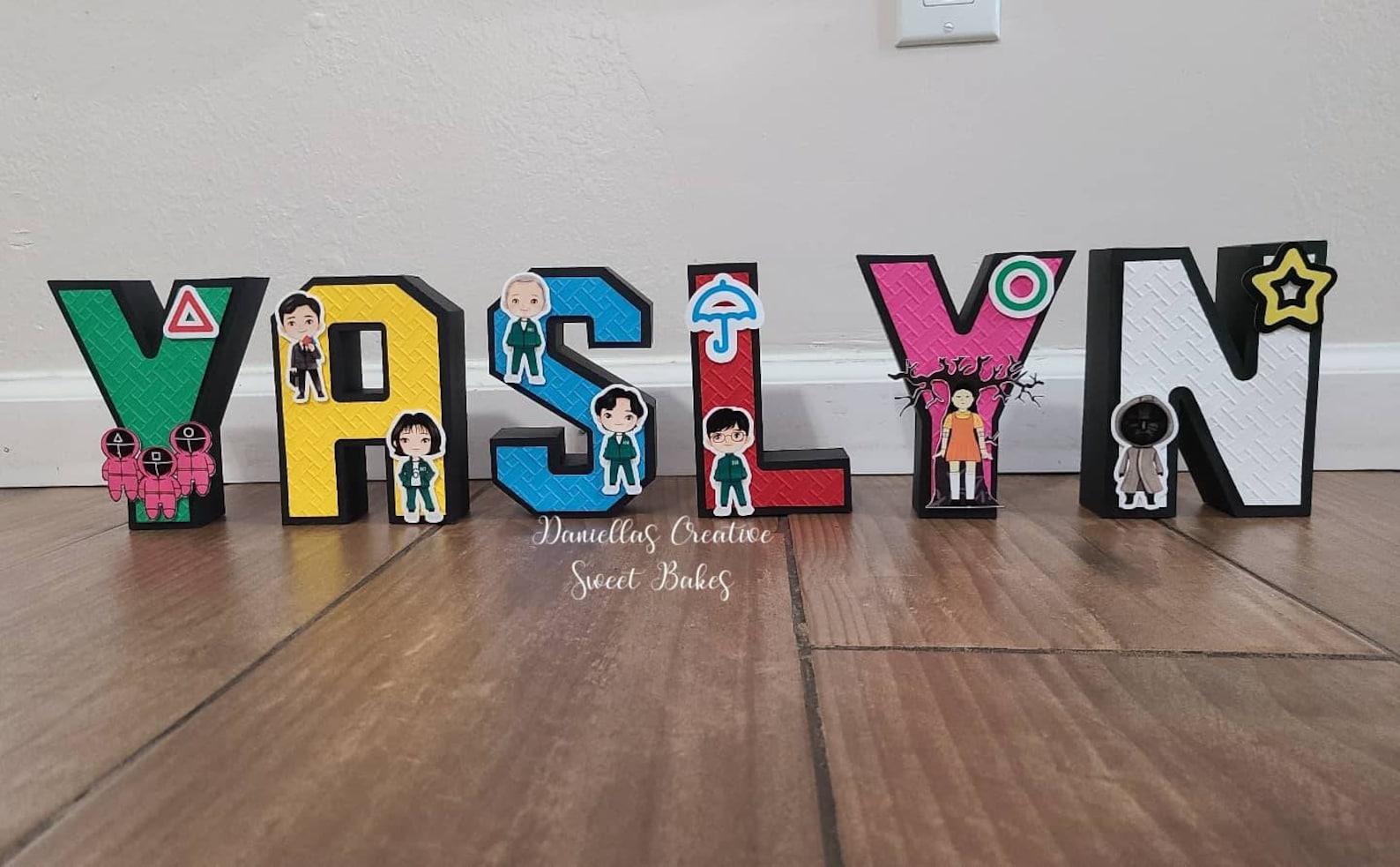Letras 3D Del Juego Del Calamar Squid Game Birthday - Etsy