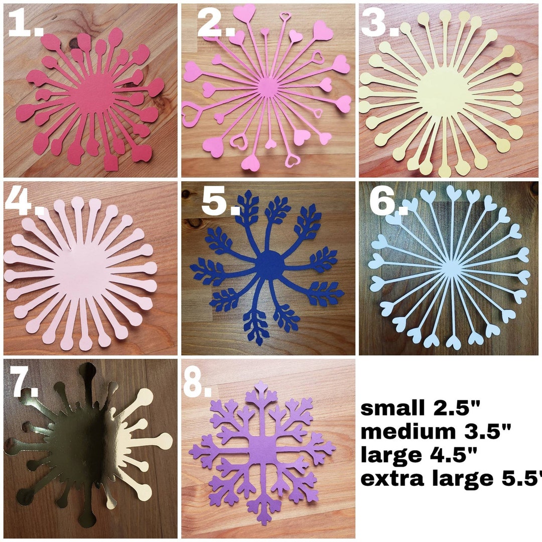Paper Flower Centers: 10-piece Set, DIY Floral Decor - Etsy