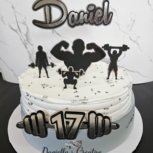 Cake Topper Gym - Etsy