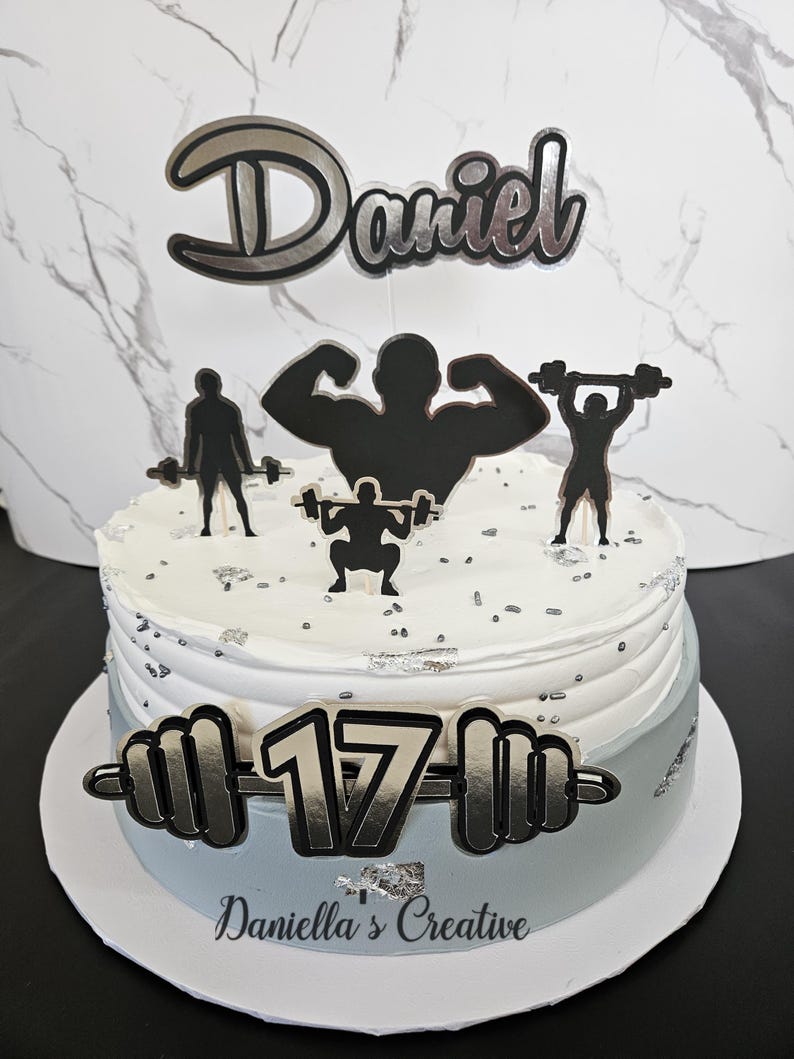 Cake Topper Gym - Etsy