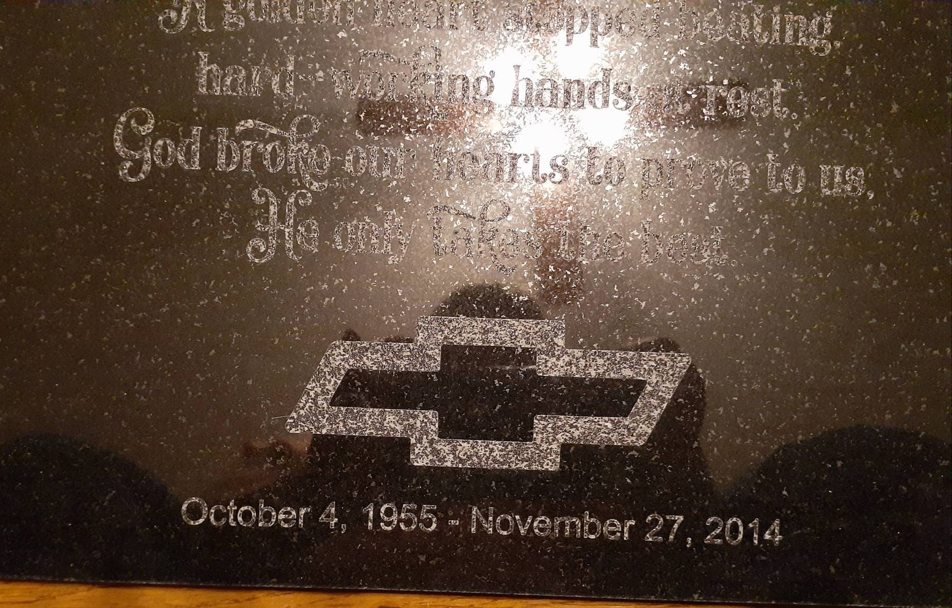 Engraved Memorial Granite Tile 12x12 - Etsy