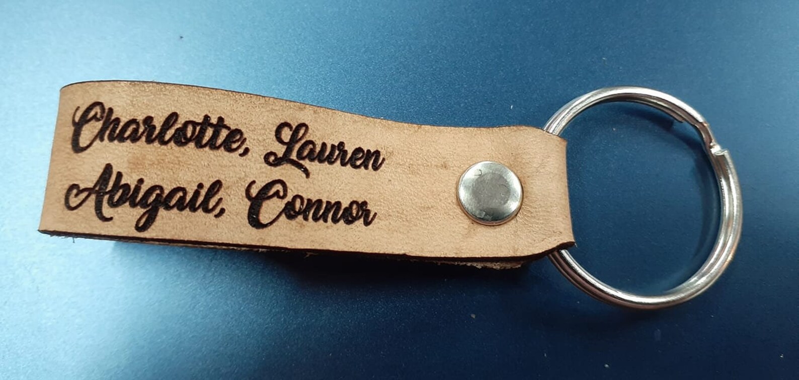 Custom Engraved Key Fob - Etsy