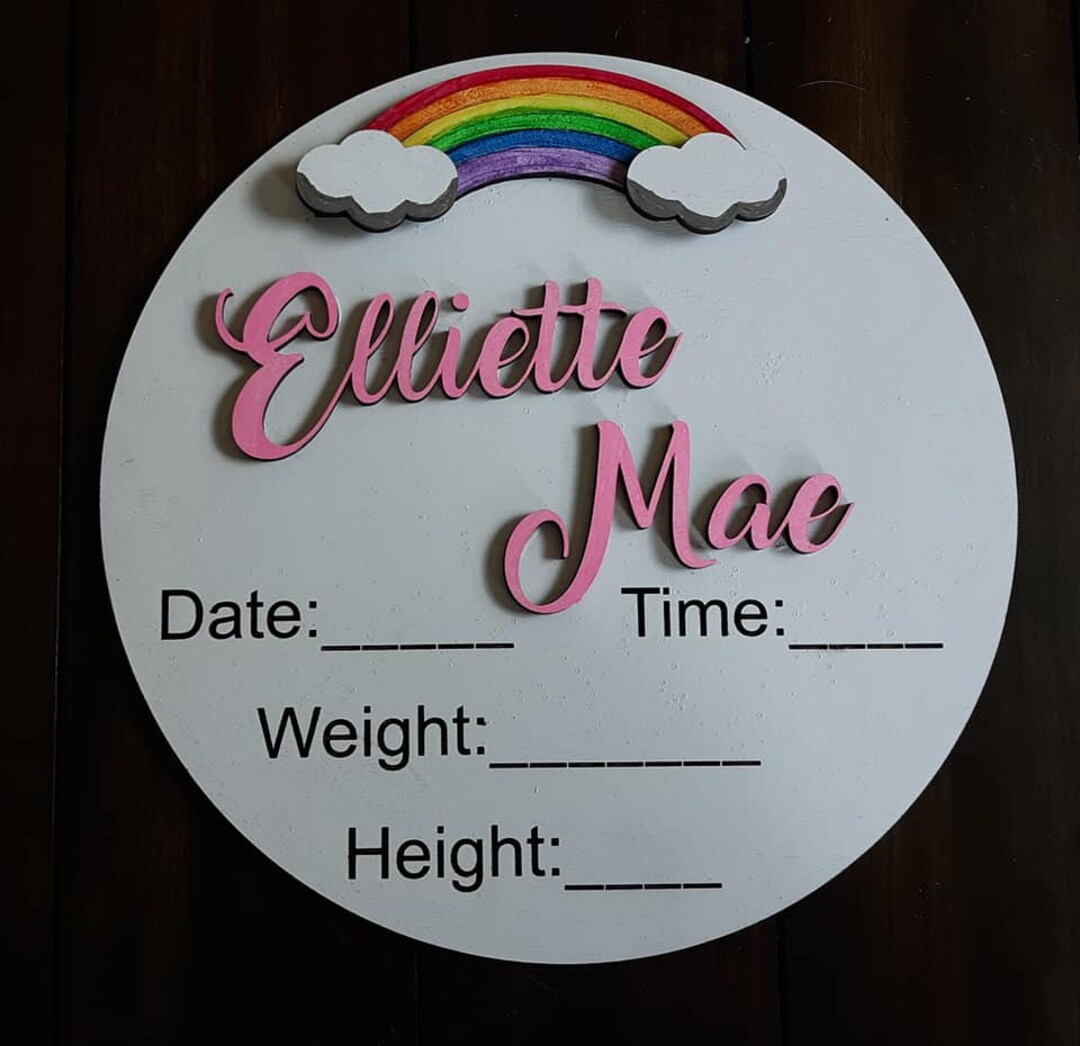 Newborn Stat Sign - Etsy