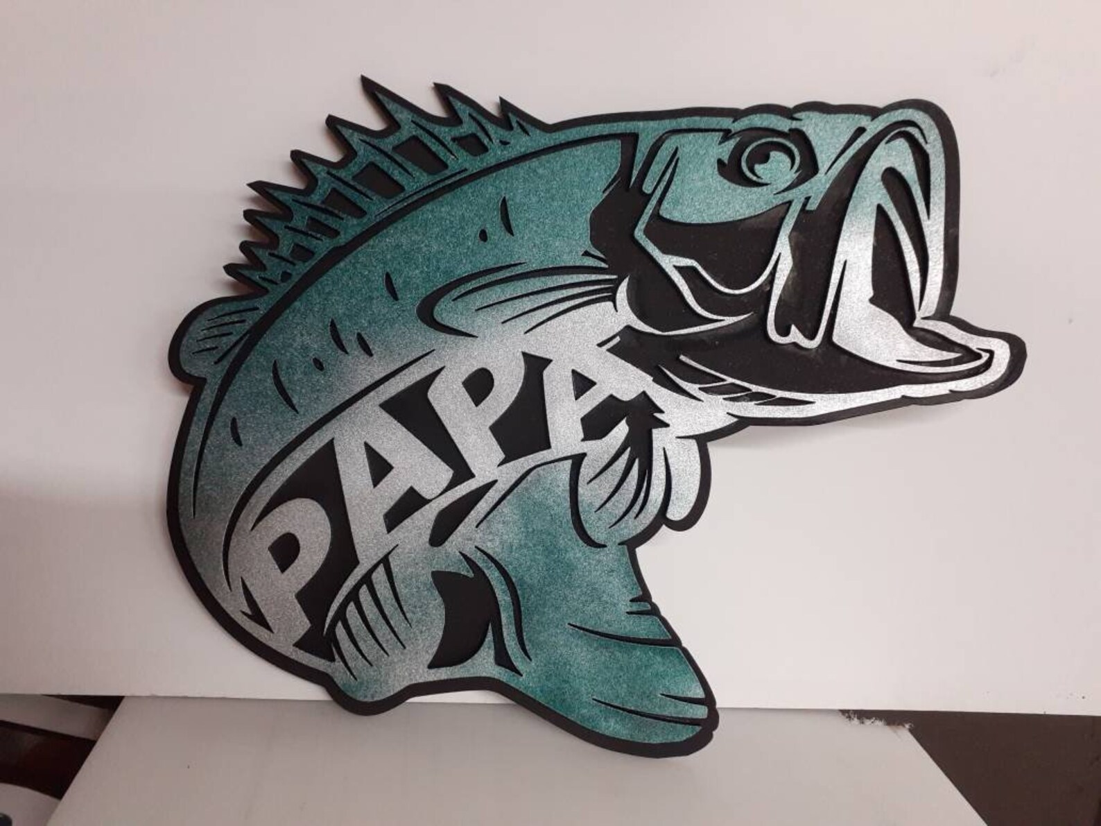 Bass Sign- Dad, Grandpa, Uncle, or Papa-wood - Etsy